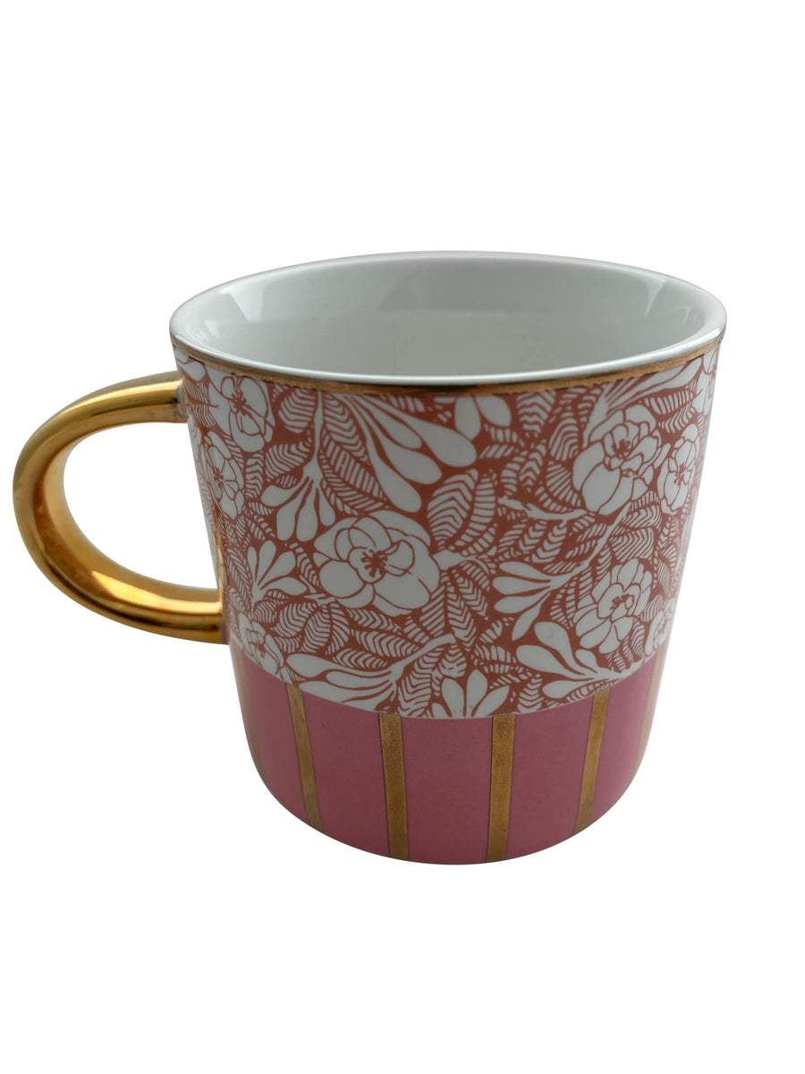 Garden Party wild Pink flower Mug – Carla Dinnage Ceramics