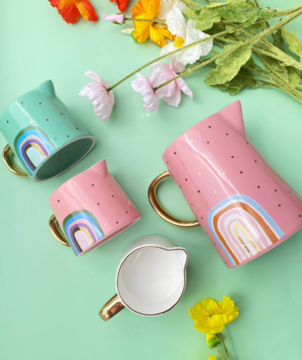 $50 BUNDLE Pink Rainbow Jug Mini White, Pink & Green Jugs – Carla ...